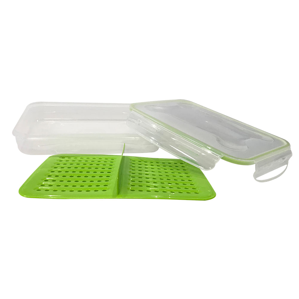 Porta Frios Retangular em Polipropileno Hermetic Ware Cristal - Ligbrin ...