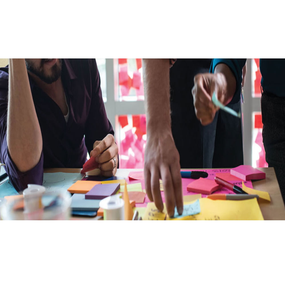 Bloco de Notas Super Adesivas Post-it Azul 76x76mm 90 Folhas - Castro Naves