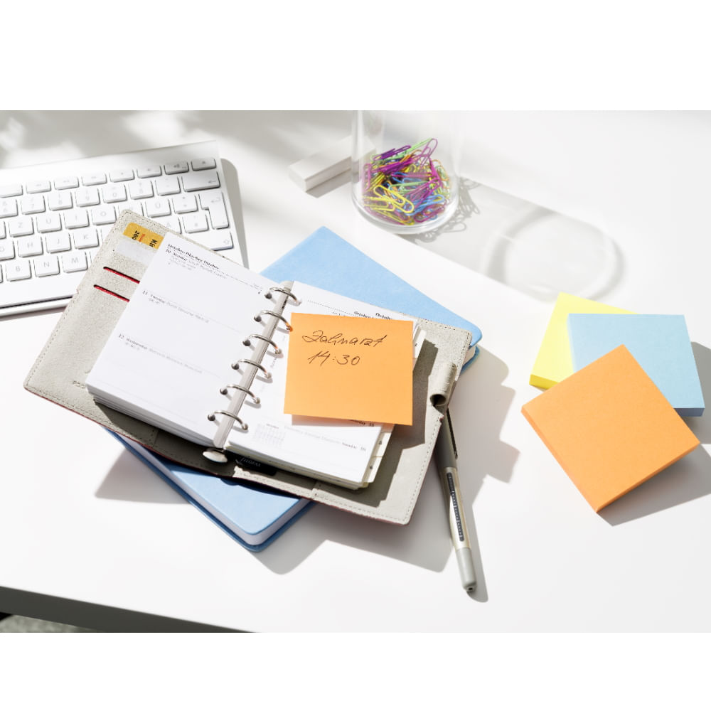 Bloco de Notas Super Adesivas Post-it Azul 76x76mm 45 Folhas - Castro Naves