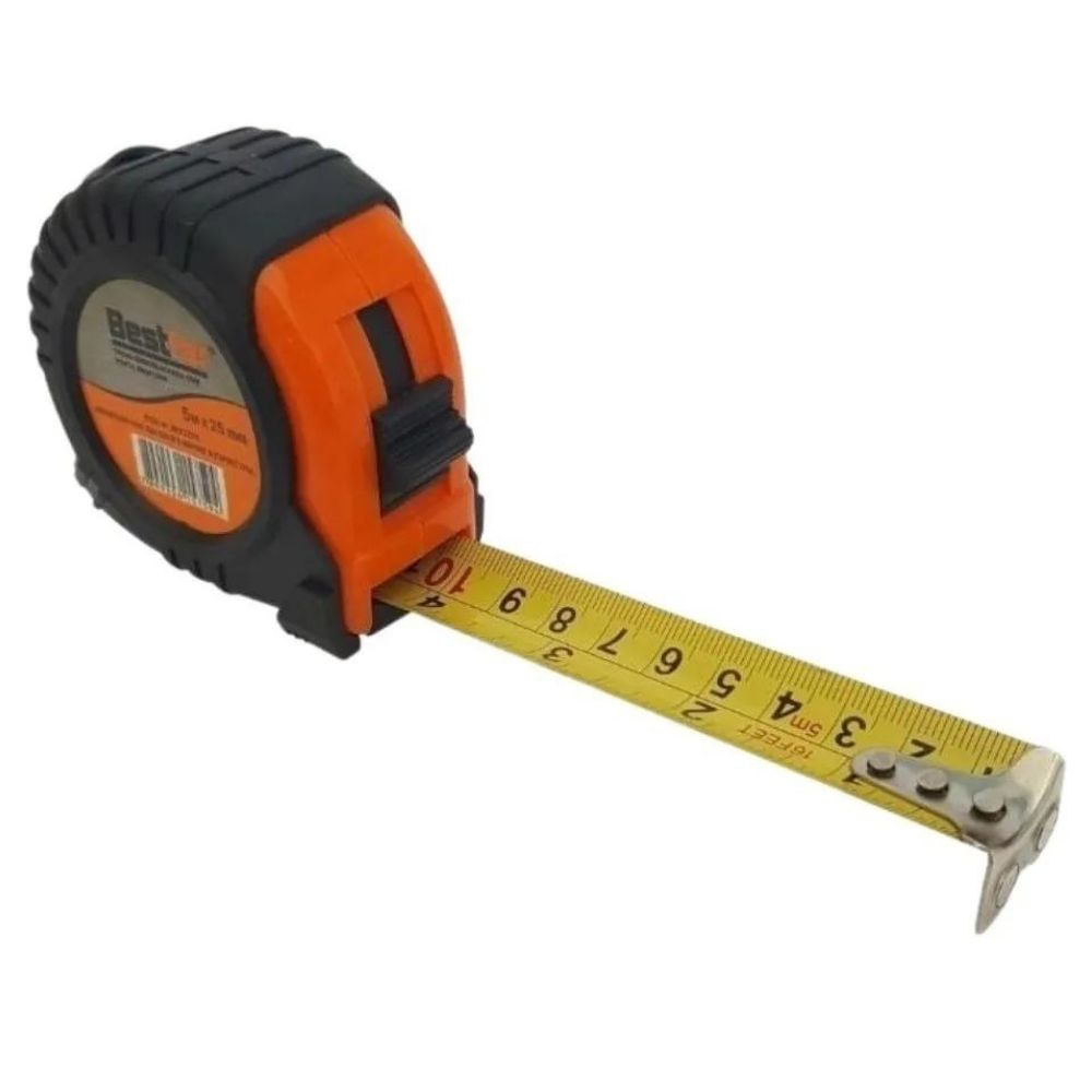 Trena Métrica Automática Emborrachada com Ponta Imantada 7,5m x 25mm ...