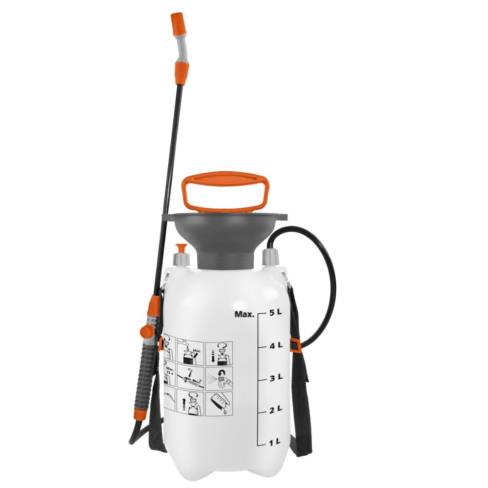 Pulverizador Borrifador Lateral de Compressão Prévia 5 Litros 78615/506 ...