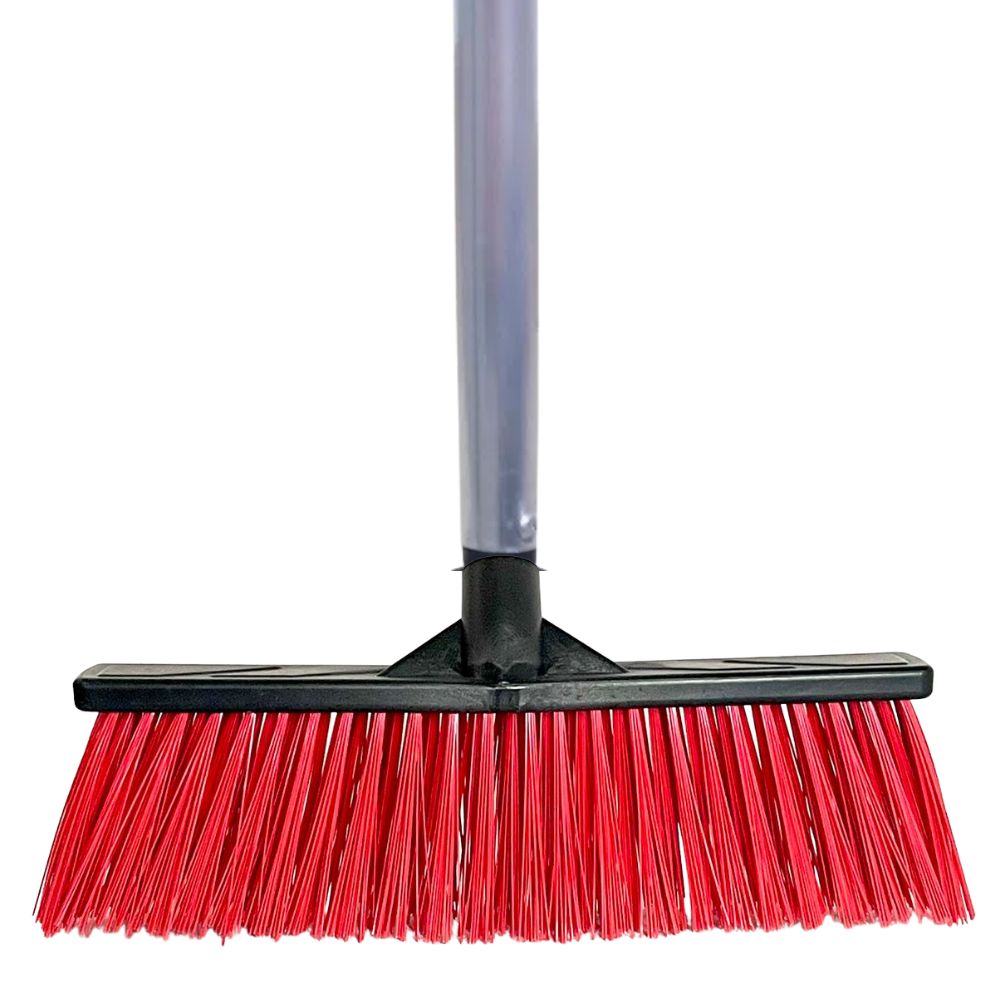 Vassoura Gari Pet Base Plástica 40cm com Cabo de Alumínio Rosqueável ...